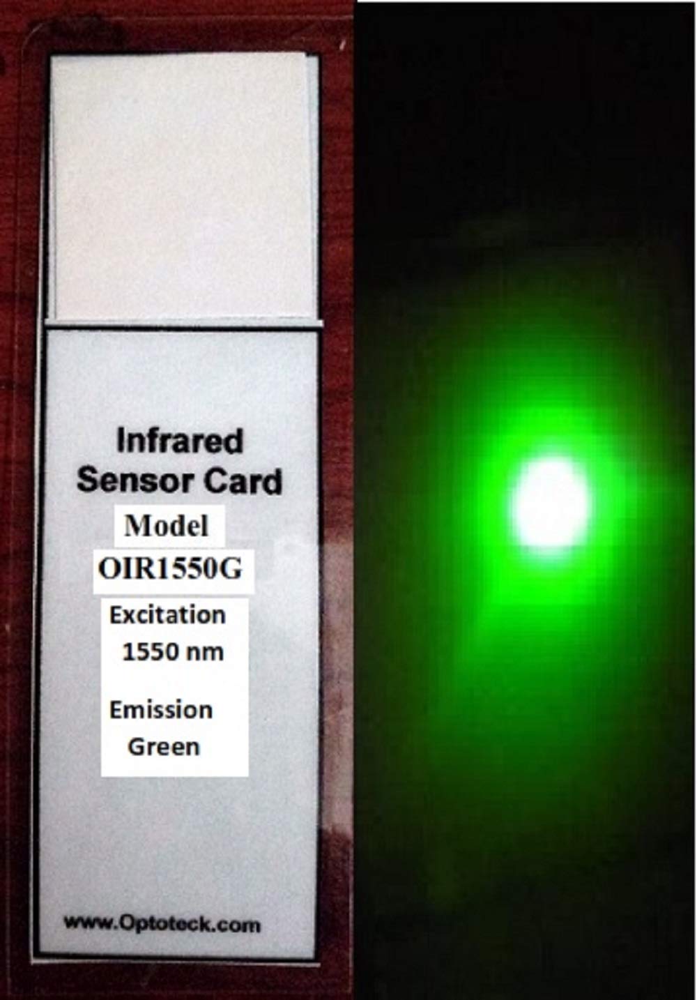 Infrared(IR) Sensor Cards-1550nm to Green : Amazon.in: Industrial ...