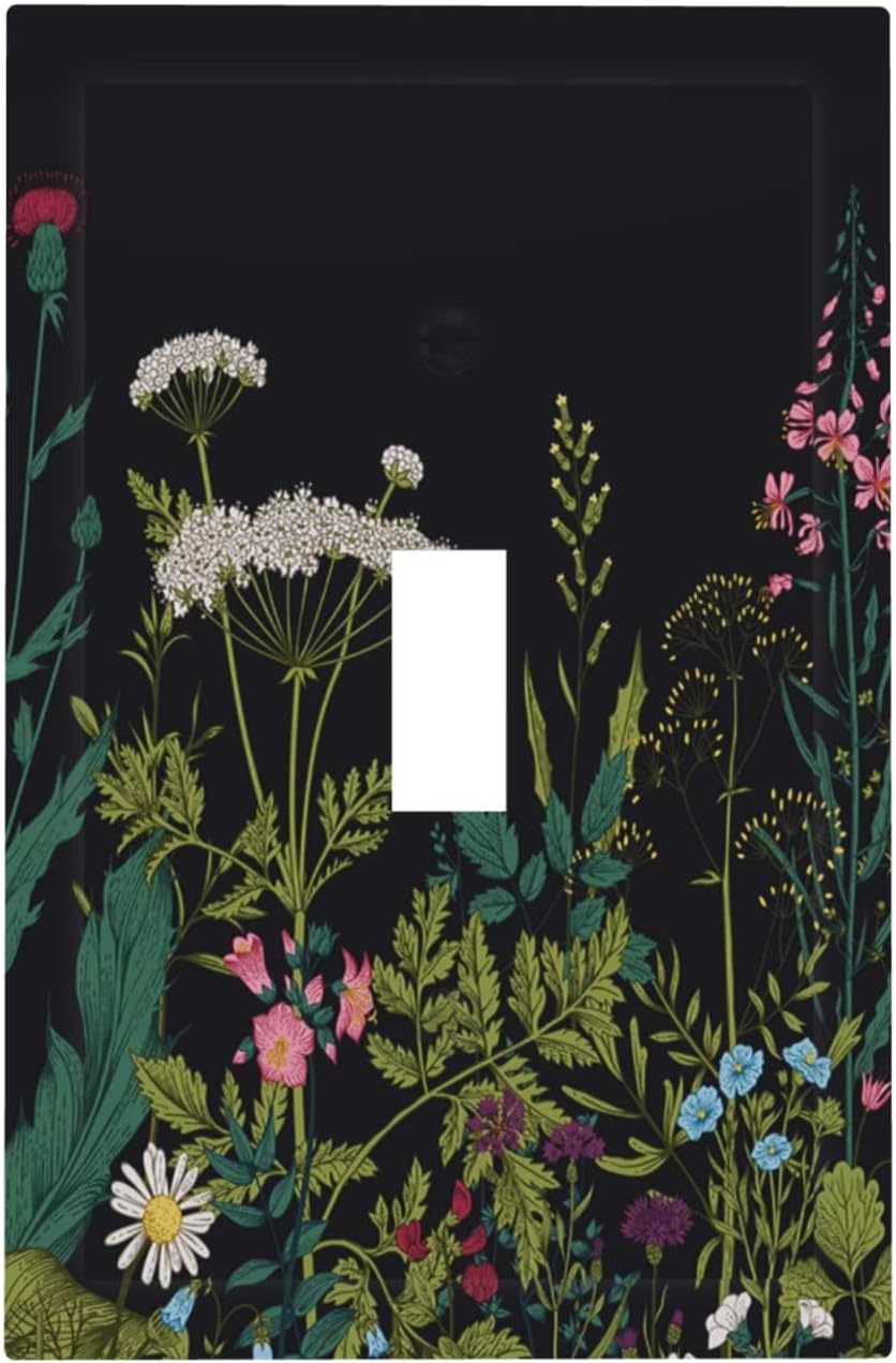 Vintage Floral Rustic Plant Spring Flower Green Leaves Wildflower ...