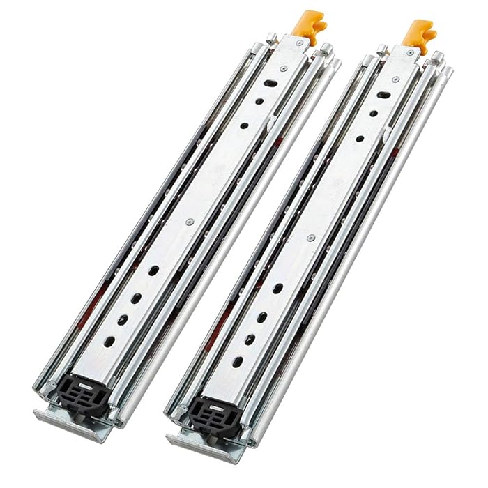 Buy SHUHANG Heavy Duty Drawer Slides 28 inch with Lock Full Extension ...