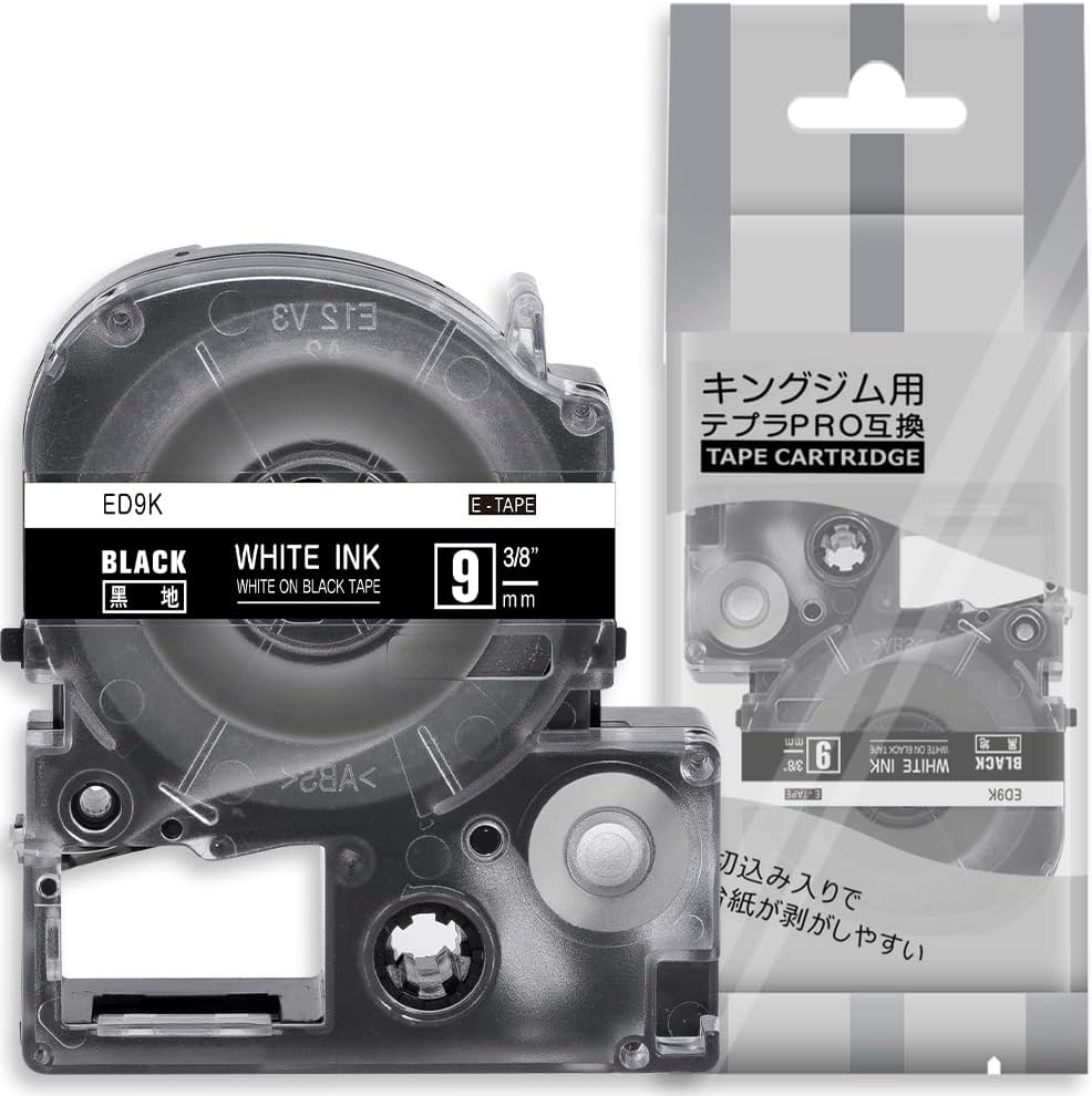 Amazon | キングジム テープカートリッジ テプラPRO SD6K 黒 白文字 6mm + 画材屋ドットコム ポストカードA | テープ | 文房具・オフィス用品