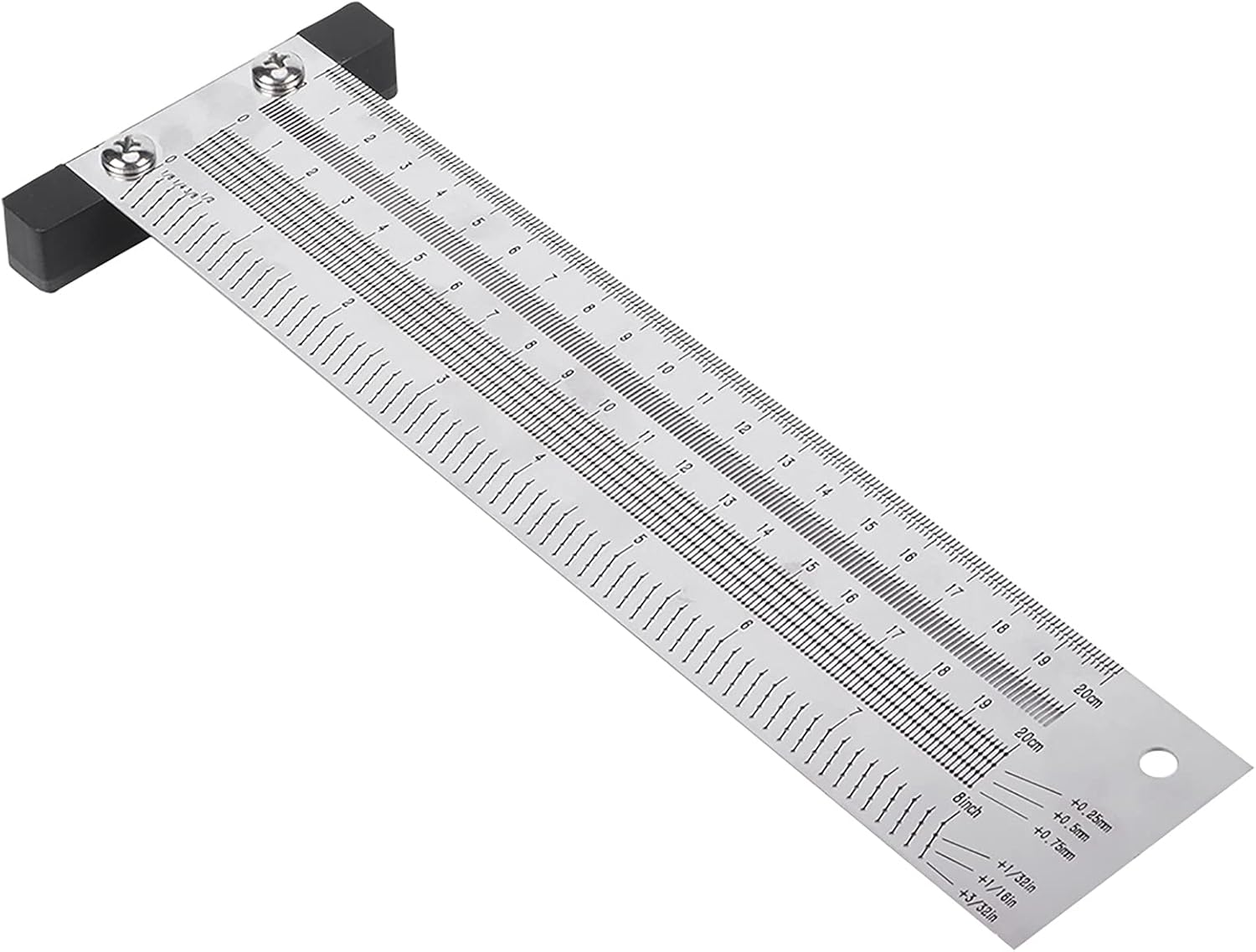 Ultra Precision Marking T-Rule Hole Ruler Stainless Scribing Mark ...