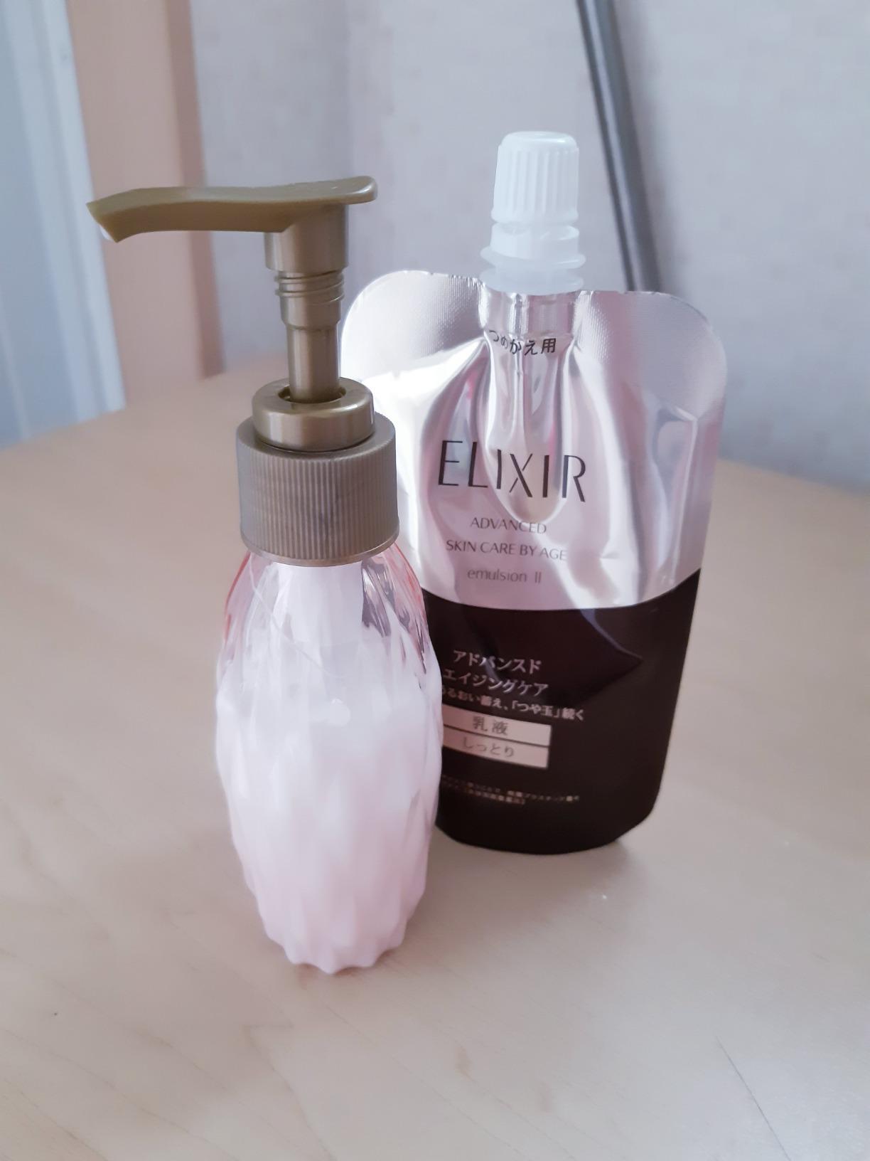 Amazon.co.jp: ELIXIR ADVANCED(エリクシール アドバンスド) エマルジョン T 2 (つめかえ用) 2(しっとり) 110ml : ビューティー