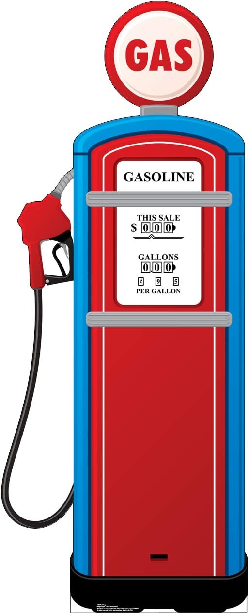 Cardboard People Gas Pump Life Size Cardboard Cutout Standup : Amazon ...