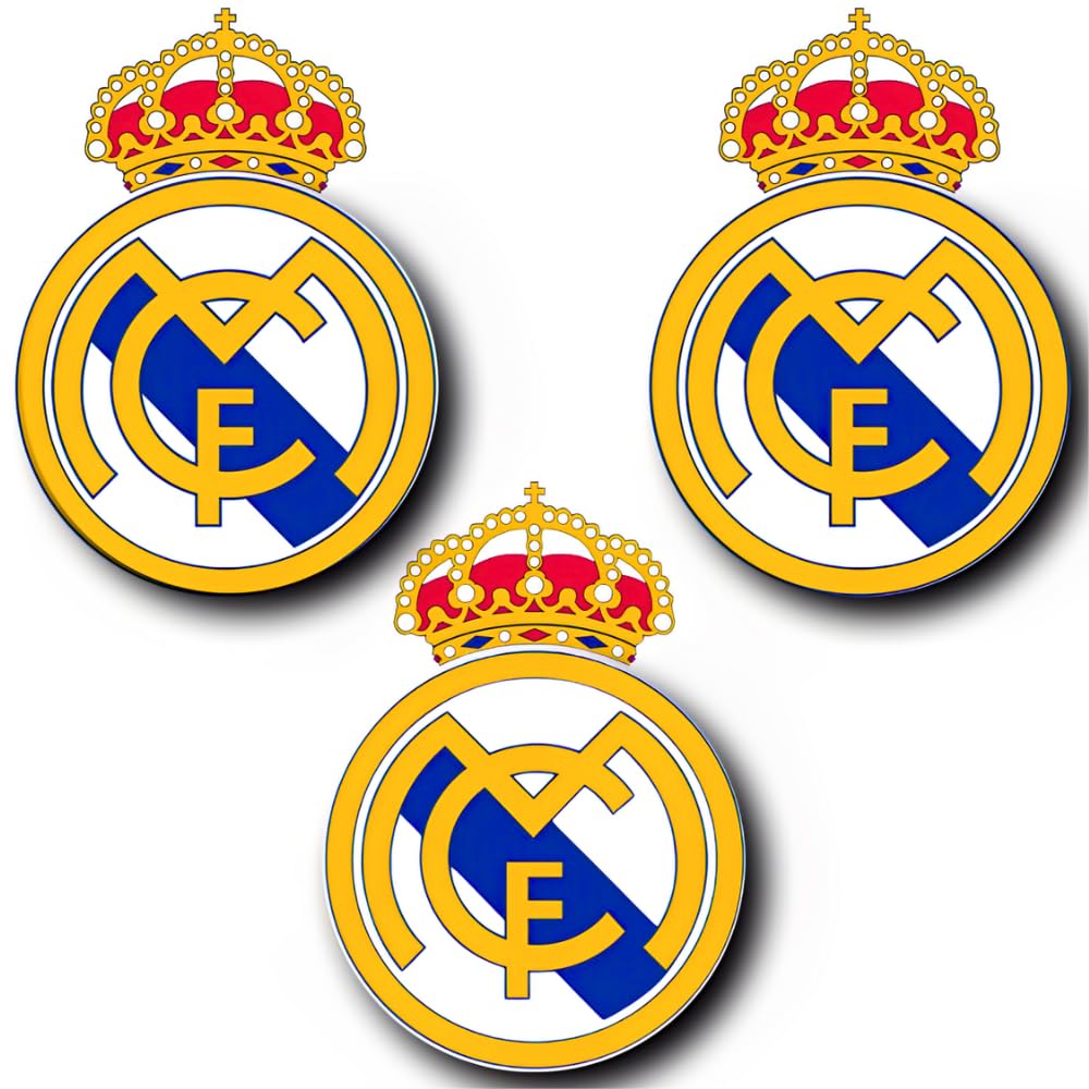 Amazon.com: Real Madrid Football Sticker – Vinyl Sticker for Car, Truck ...