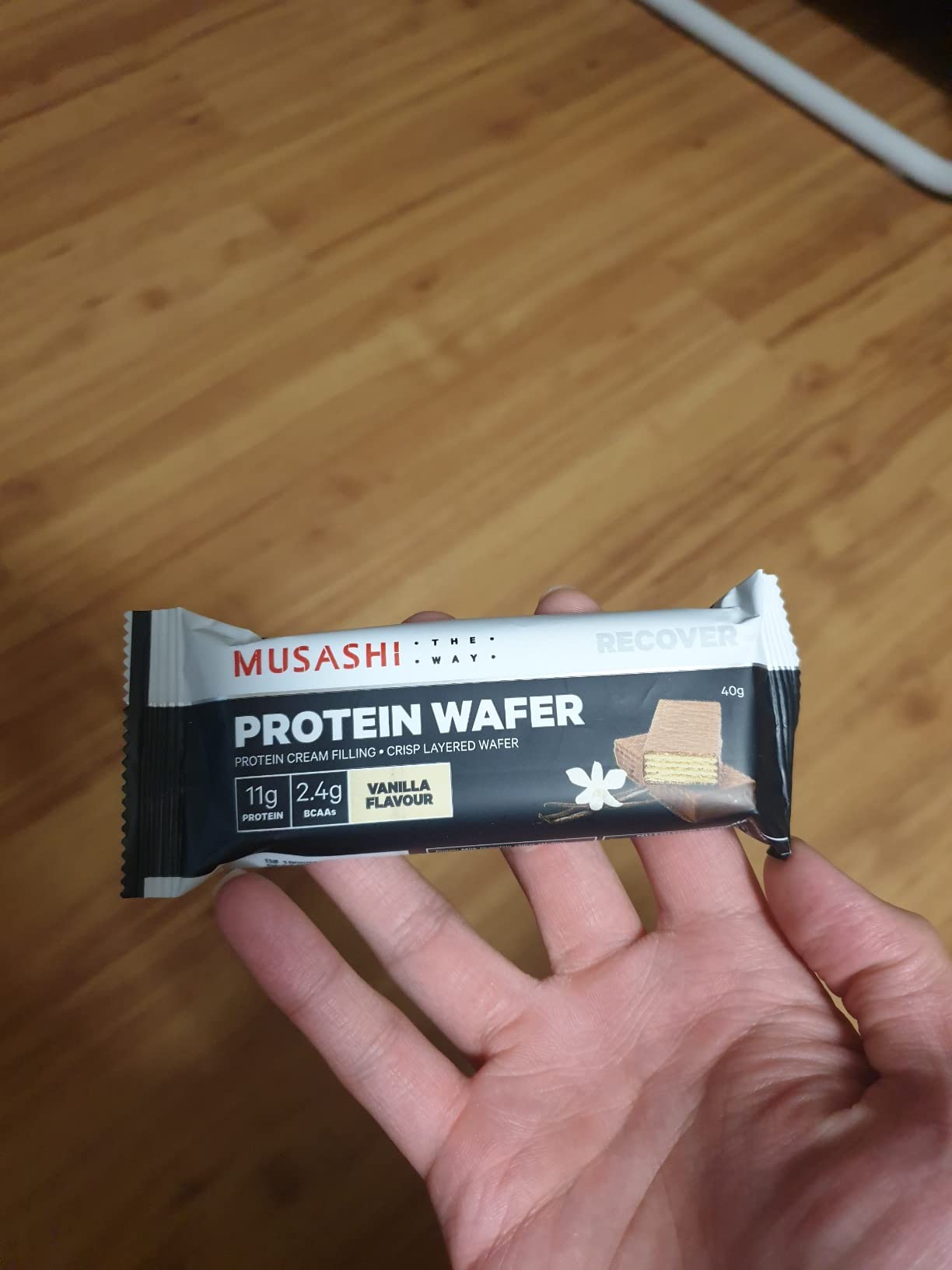 Musashi Protein Wafer Bar Vanilla 40 g, 12 Pack : Amazon.com.au: Health ...