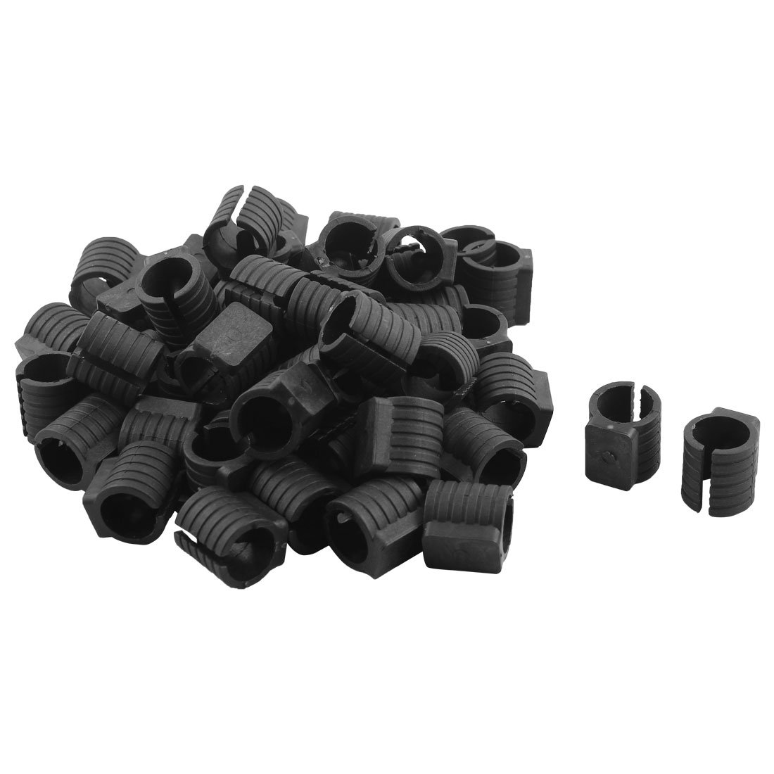 Amazon.com: uxcell Plastic U-Shaped Chair Pipe Foot Clamp Pads Floor ...