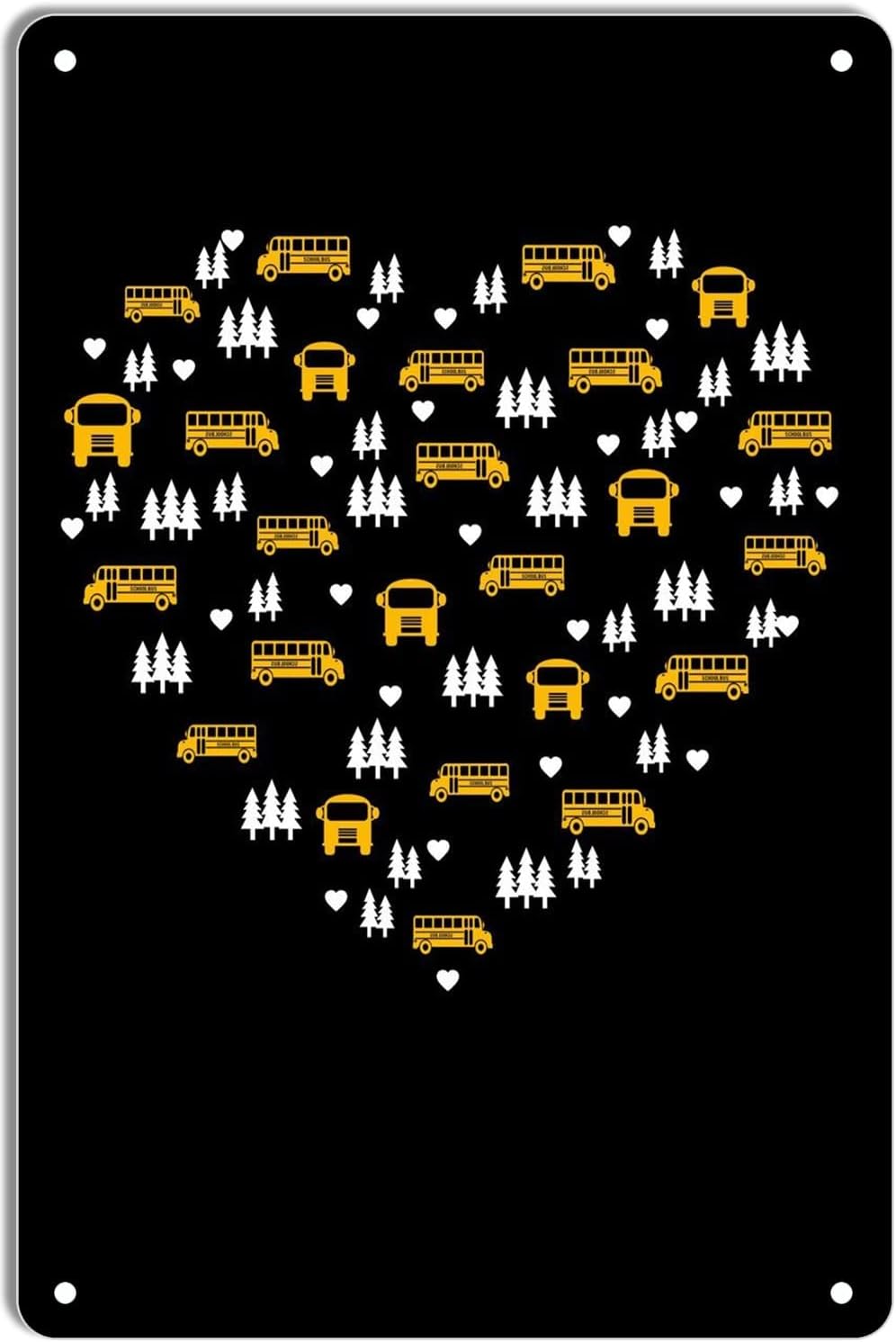 Amazon.com: Retro Tin Sign,Favorite School Bus Driver,Metal Plaque ...