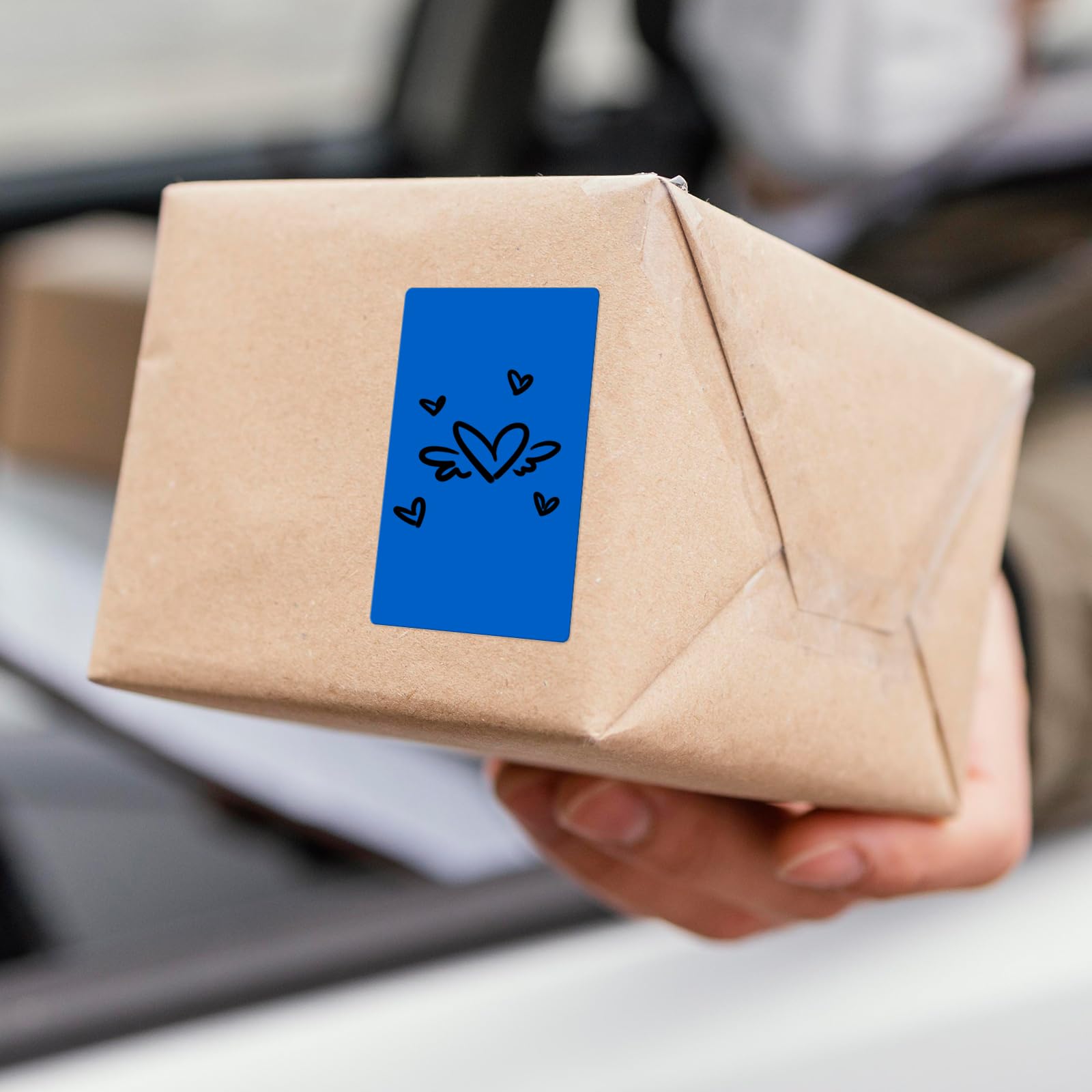 Snapklik.com : Blue Color Coding Labels 2 3 Inches Rectangle Vinyl Self ...