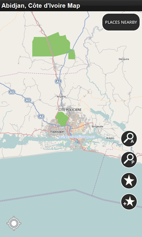 Abidjan, Côte d'Ivoire - Offline Map - App on Amazon Appstore
