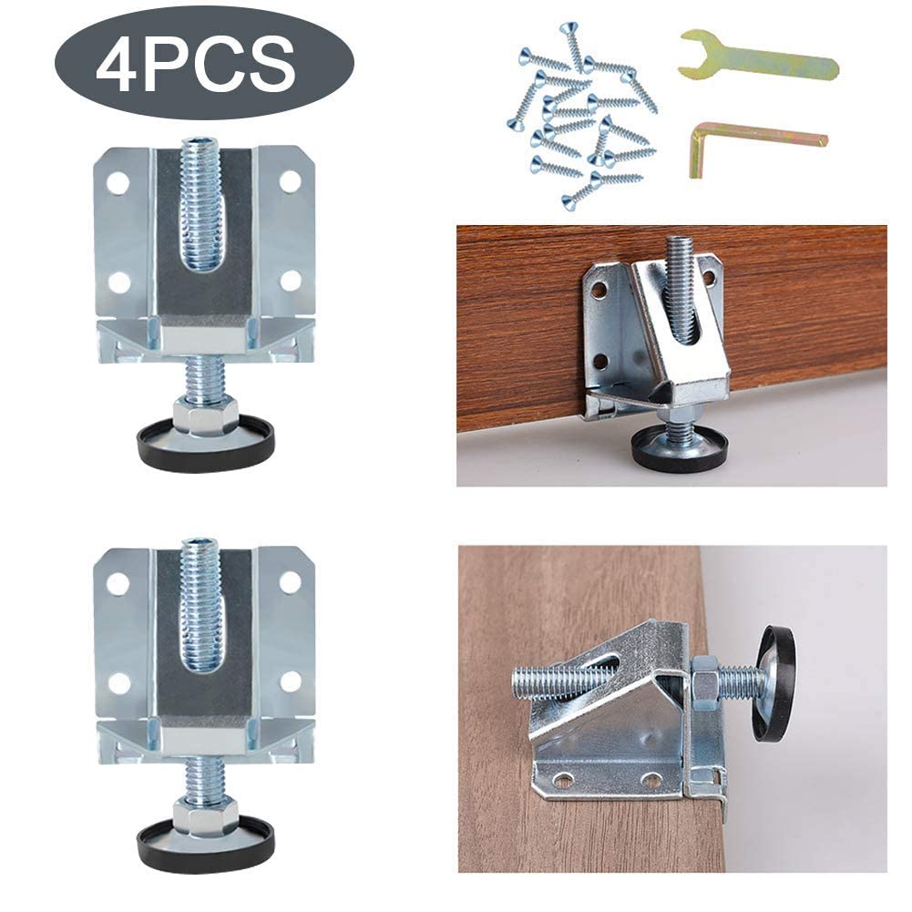 Buy POHOVE 4PCS Heavy Duty Adjustable Furniture Leveler M10 Furniture ...