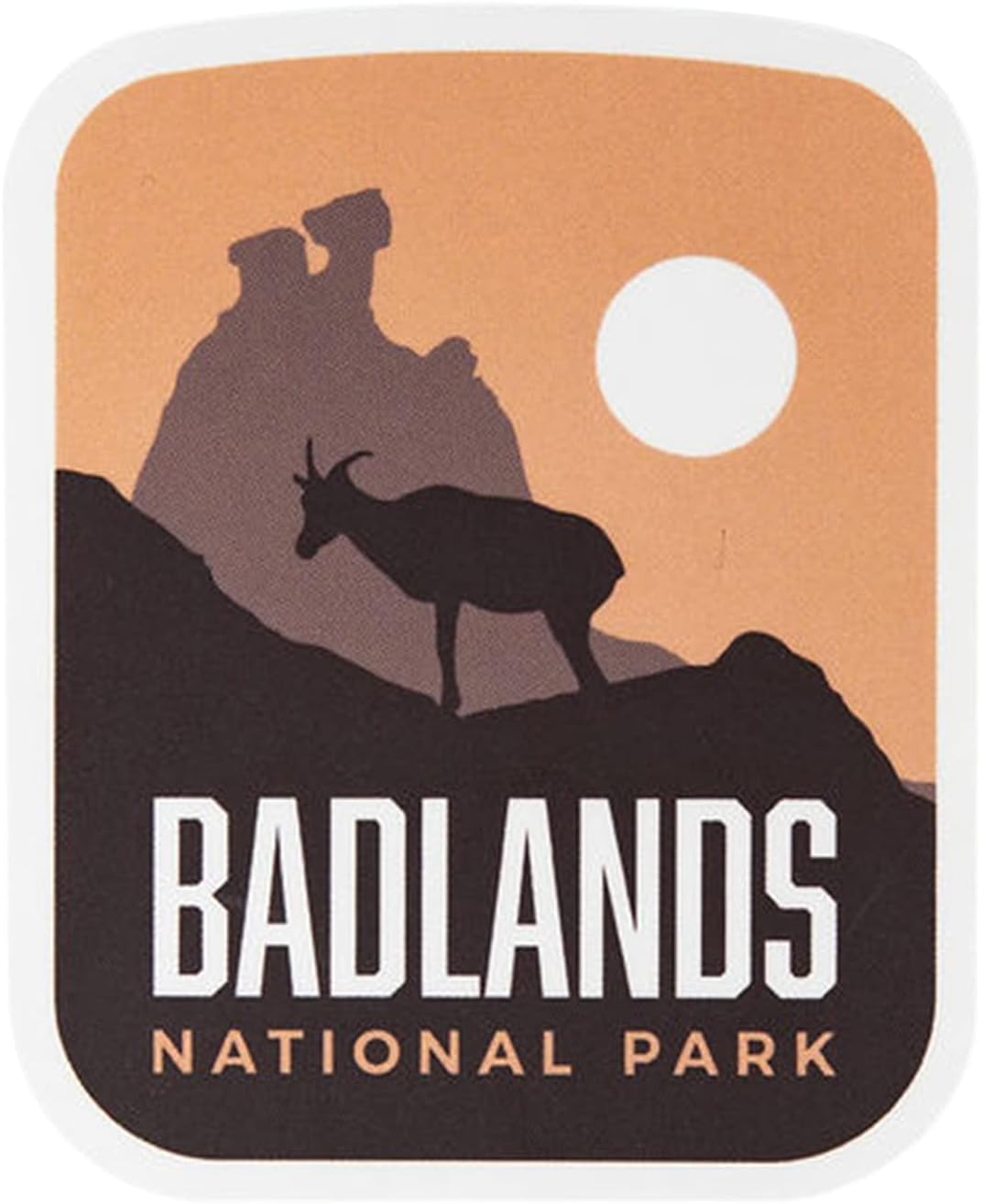 Amazon.com - Vagabond Heart Badlands National Park Sticker ...