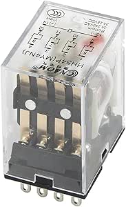 Amazon.com: HH54PL electromagnetic Relay with LED Indicator HH54P MY4 Series AC 220V 110V 24V DC ...