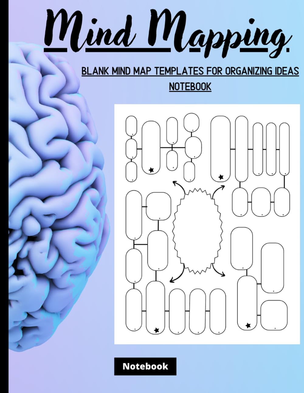 Mind Mapping Notebook: Perfect Blank Mind Map Templates for Organizing ...