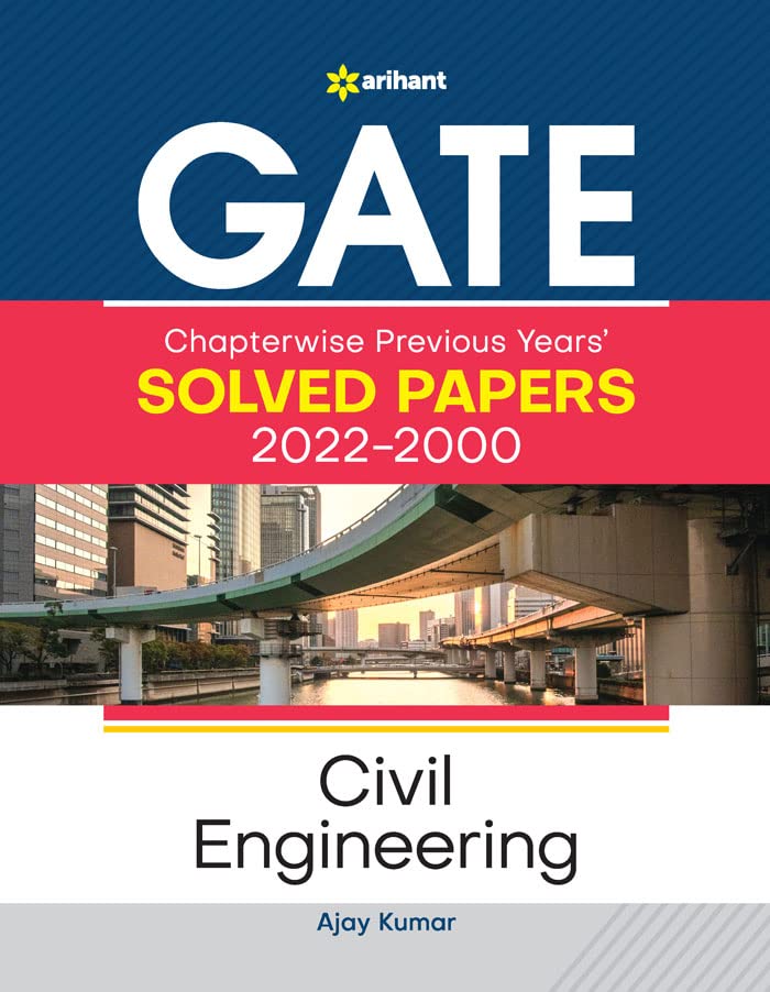 Buy GATE Chapterwise Previous Years Solved Papers (2022-2000) Civil ...