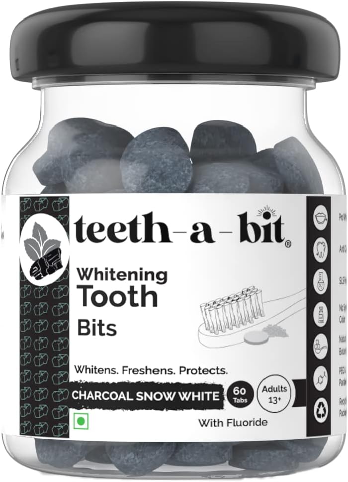Amazon.com : Teeth-a-bit Snow White Whitening Bamboo Charcoal Tooth ...