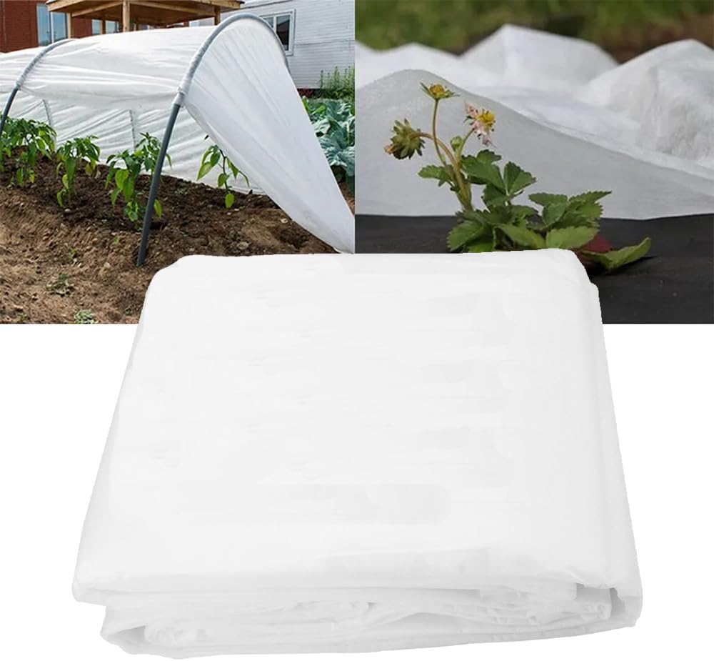 Simpa 2 x Reusable Plant Protection Fleece - 6m x 1m Cut to Size Sheet ...