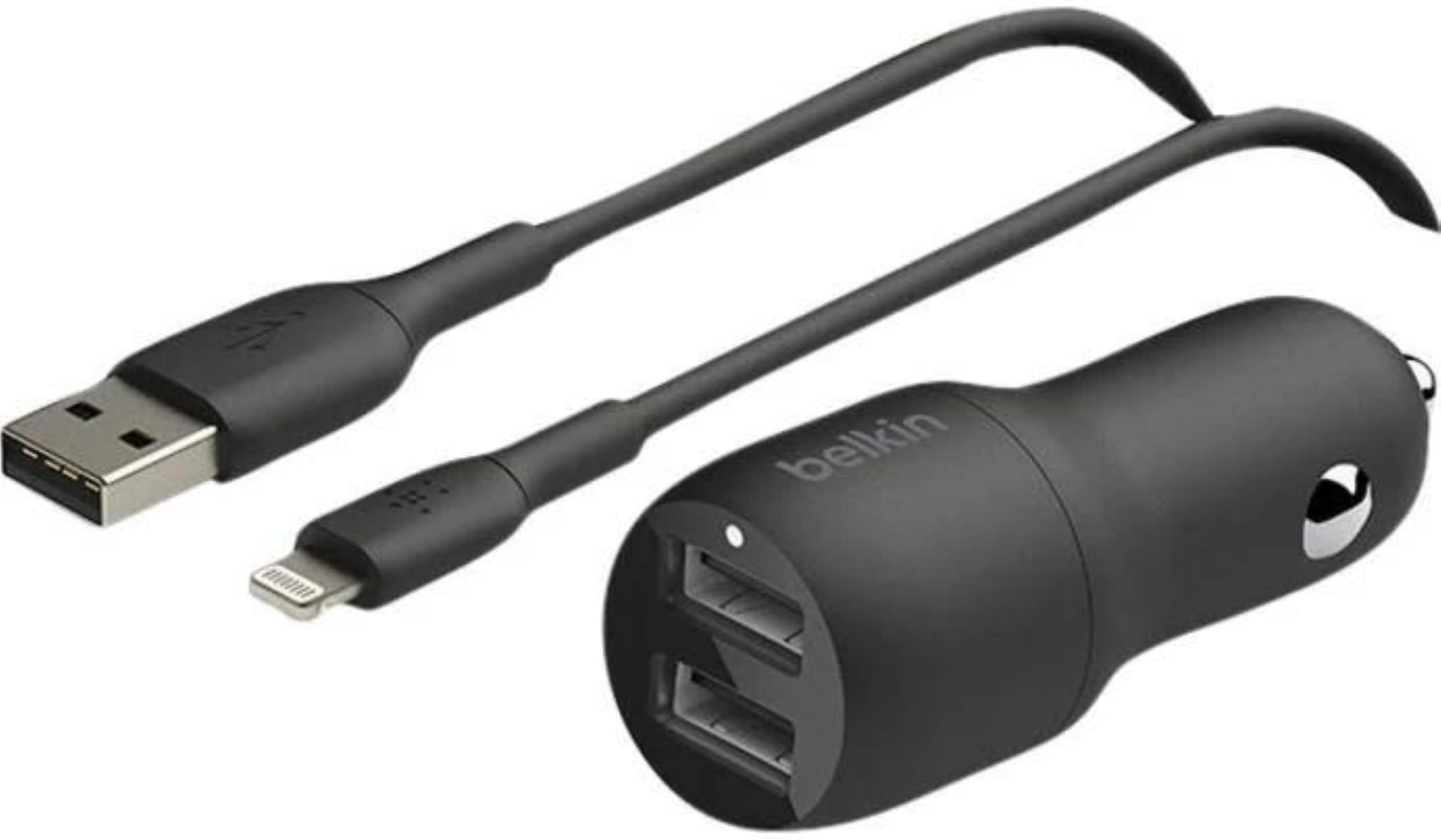 Amazon.com: Mophie 42W Dual USB-C + USB-A Car Charger, Universal AUX ...