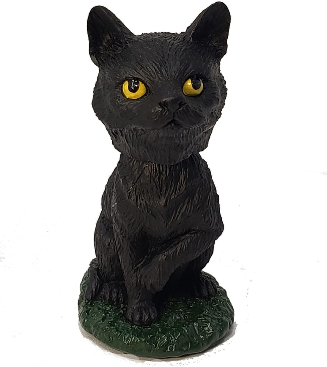 Amazon.com: Animal Den Black Cat Bobblehead Figure Statue for Car ...