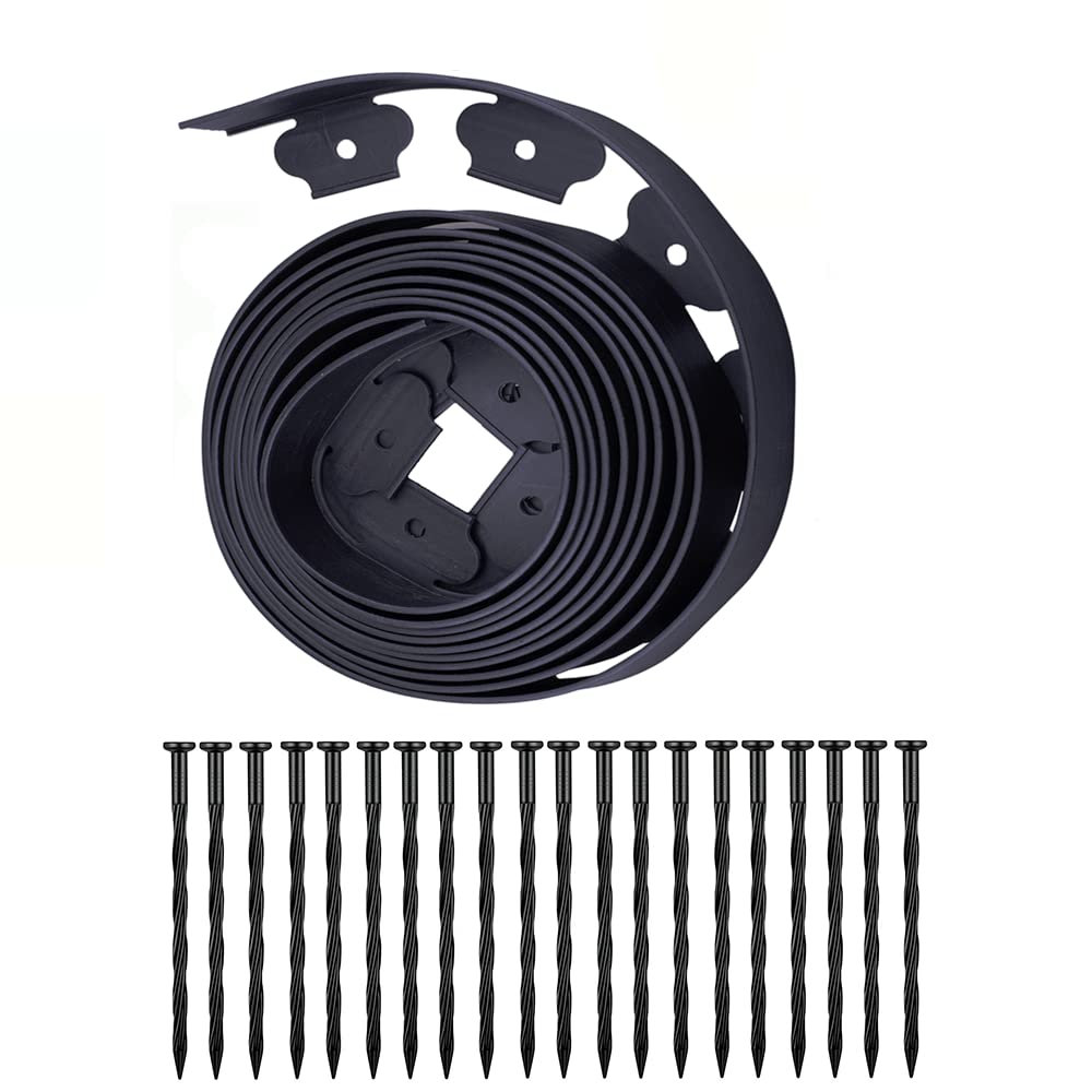 20 Ft No Dig Garden Edging Kits With 20 Spikes | Desertcart INDIA