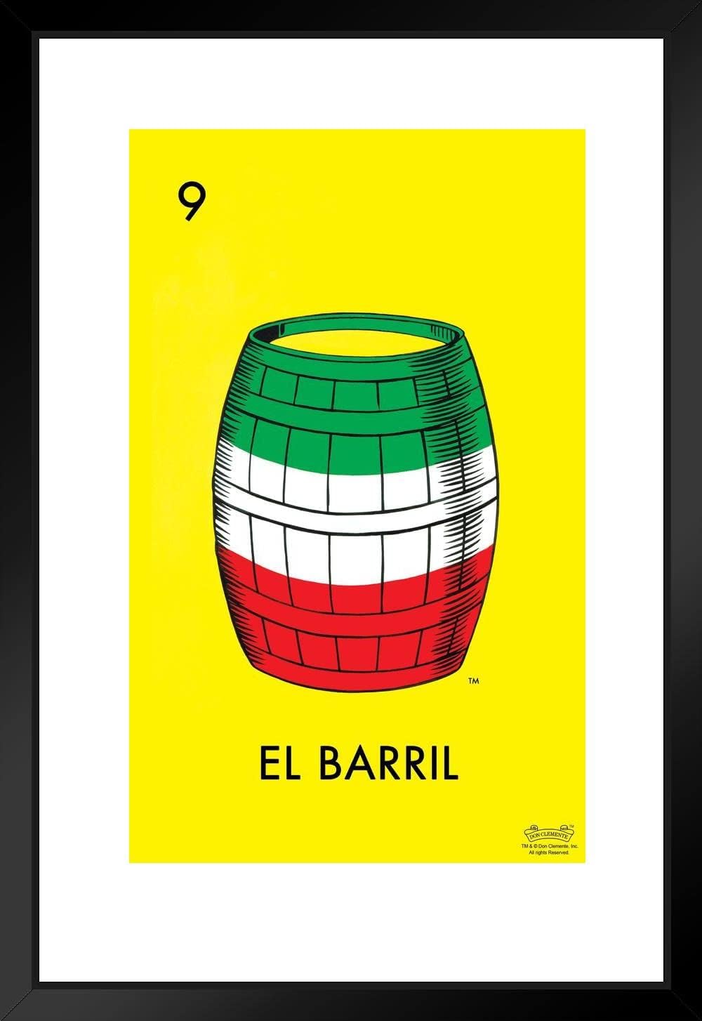 Amazon.com: 09 El Barril Barrel Loteria Card Mexican Bingo Lottery ...