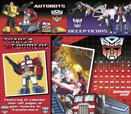 Transformers Special Edition 2010 Wall Calendar: DayDream ...