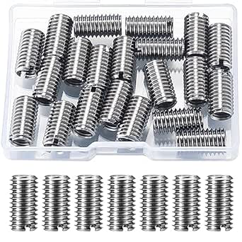 20 Pcs Thread Inserts Kit, Thread Reducer M8 to M6, Male Female ...