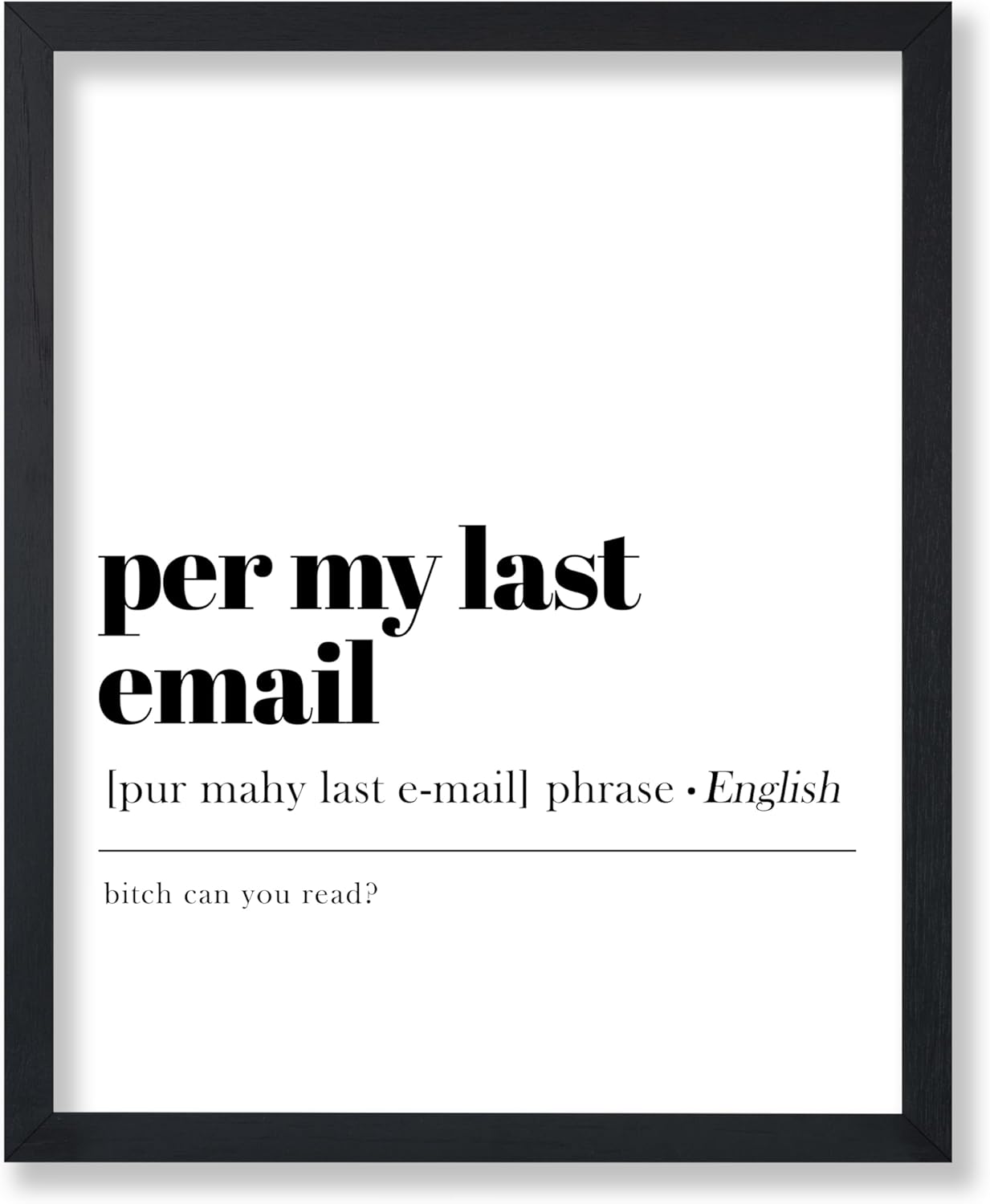 Amazon.com: Poster Master Dictionary Art Poster - Definition of Per My ...