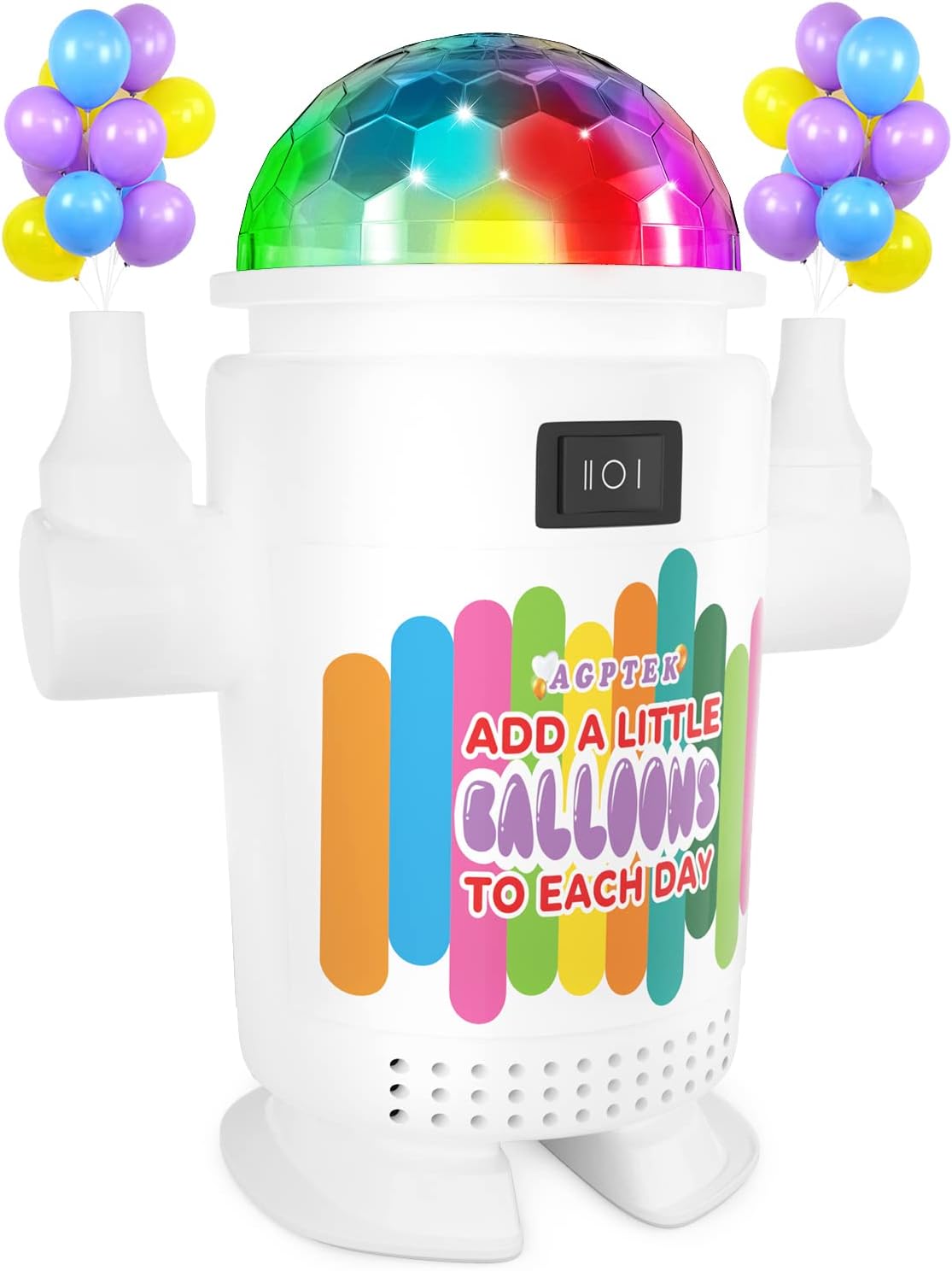 Amazon.com : AGPTEK Balloon Pump Electric Air Pump with Strobe Disco ...