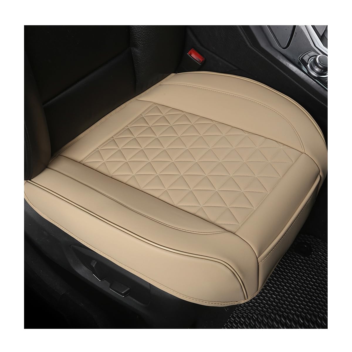 Amazon.com: povtii Car Front Seat Cover, 22"×24" Luxury PU Leather Auto ...