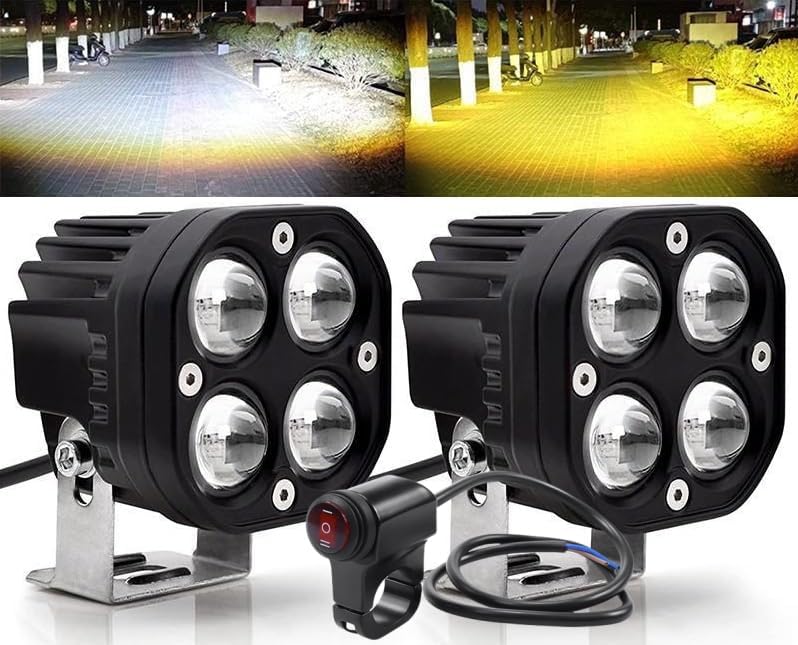 GOGNA MART LIU HJG Original Waymaker Dual Colour Fog Light Mini Drive ...