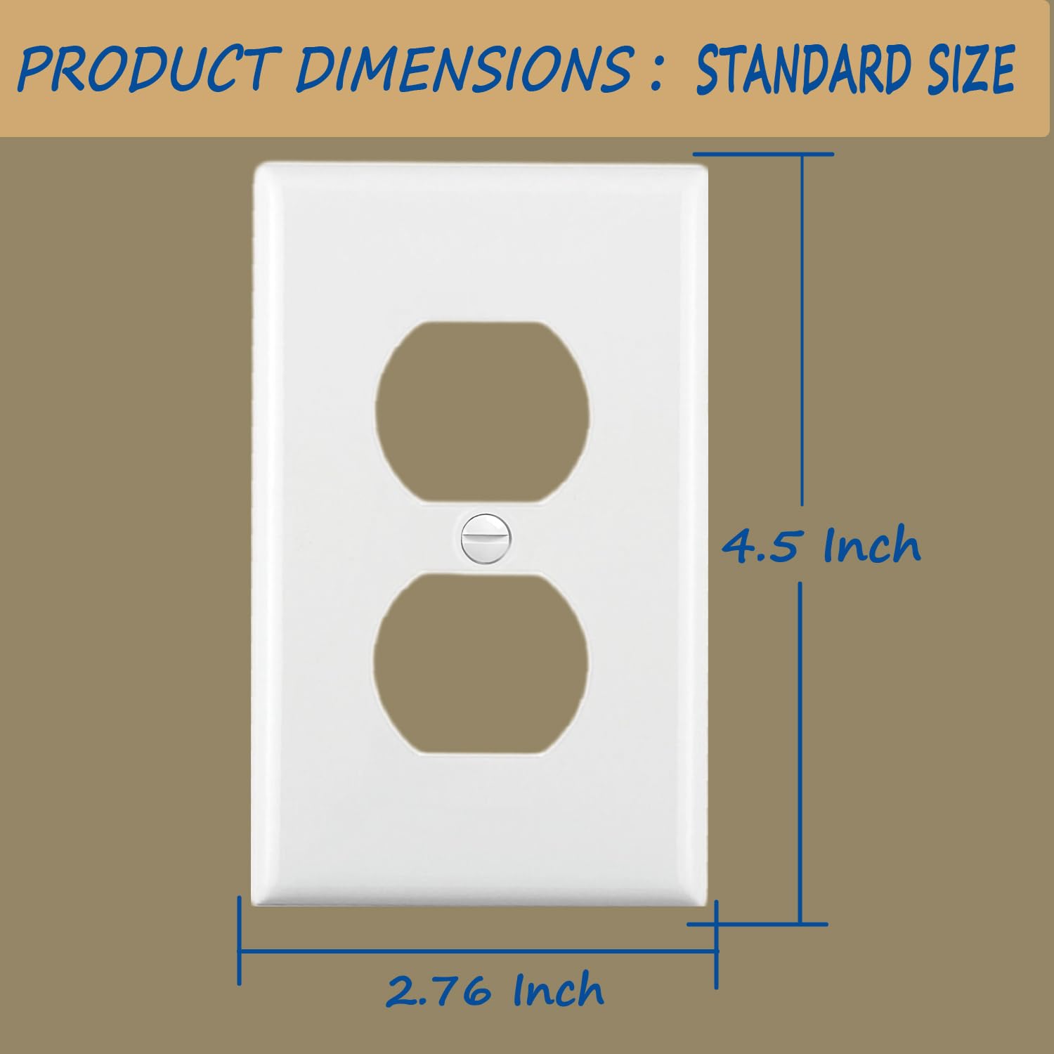 Standard Duplex Receptacle Dimensions