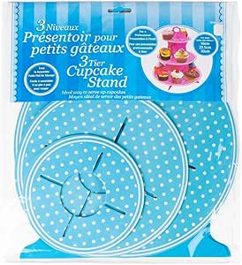 Xinga bunga Birthday Cake Cup Stand (Polkadot Blue) : Amazon.in: Home ...
