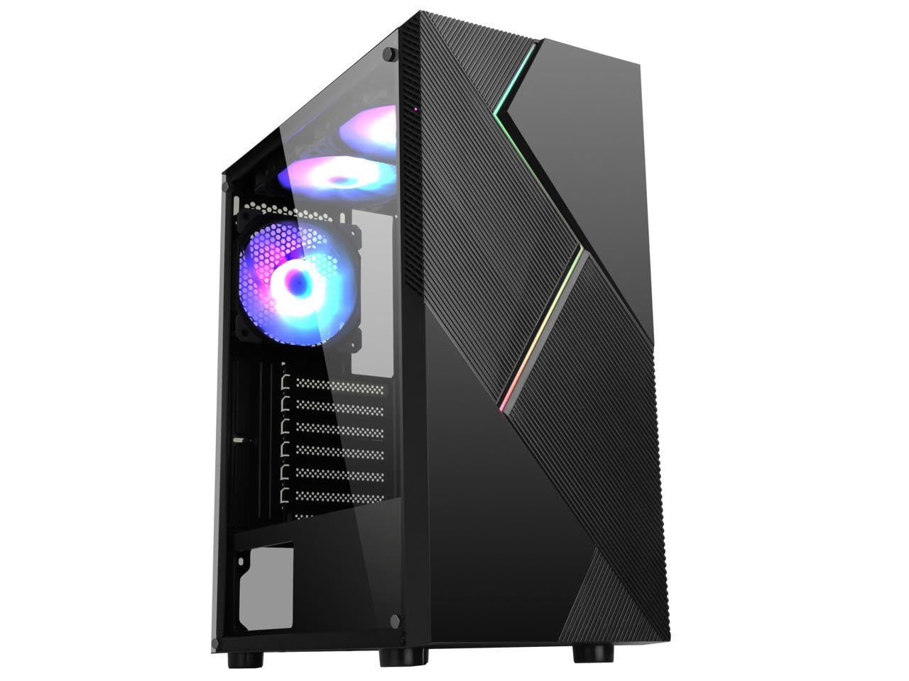 Amazon.in: Buy SAMA ATX/M-ATX/ITX Computer Case with Glass Tempered ...