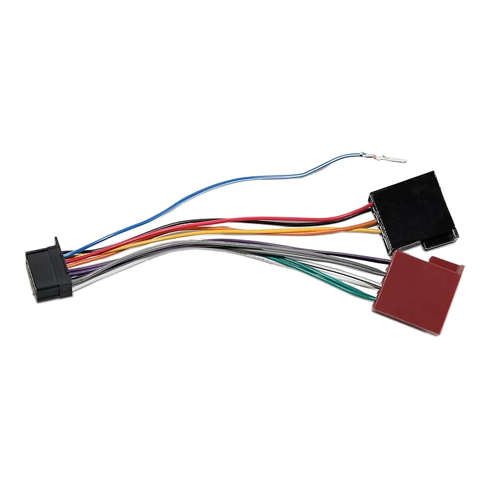 Buy RED WOLF 16 Pin to ISO Lead Wiring Loom Power Adaptor Wire Radio ...