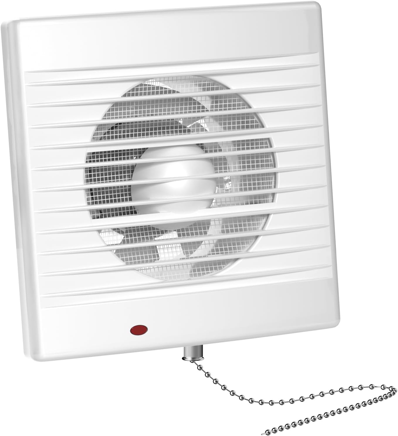 Hon&Guan 100mm Bathroom Extractor Fan with Pull Cord Switch 4 Inch ...