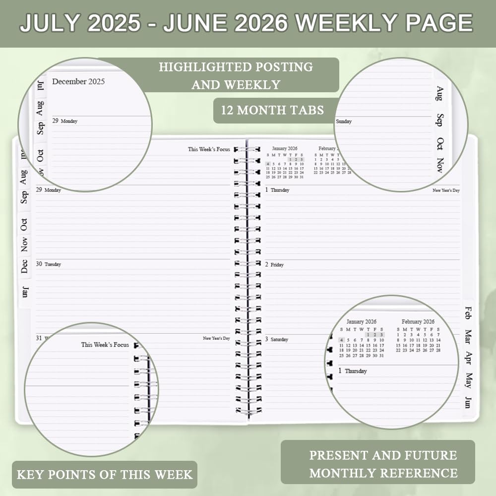 Snapklik.com : 2025-2026 Planner - Academic Planner 2025-2026 From July ...