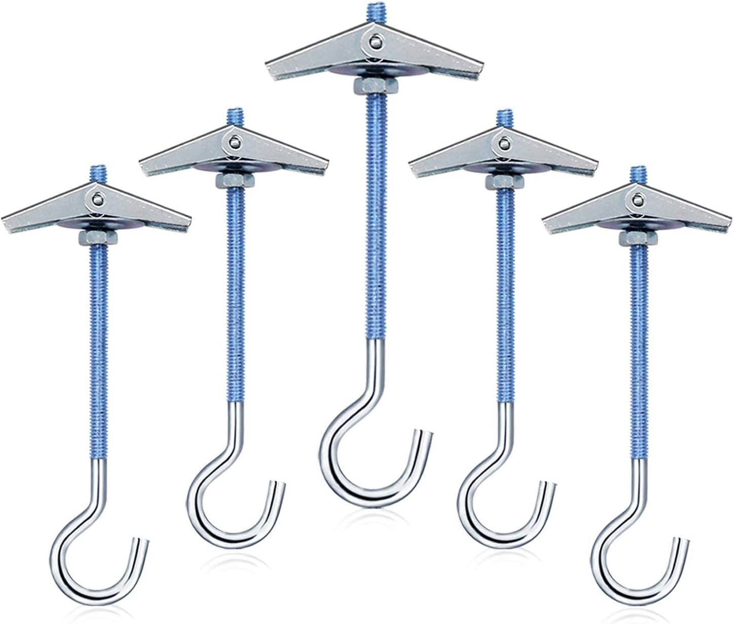 Amazon.com: HiGift 24 Packs Ceiling Hooks Heavy Duty Swag Hooks Toggle ...