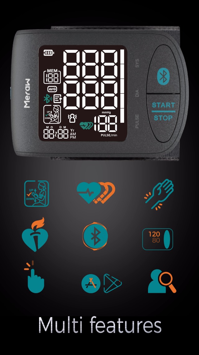 Watch Meraw Bluetooth Wrist Blood Pressure Machine on Amazon Live