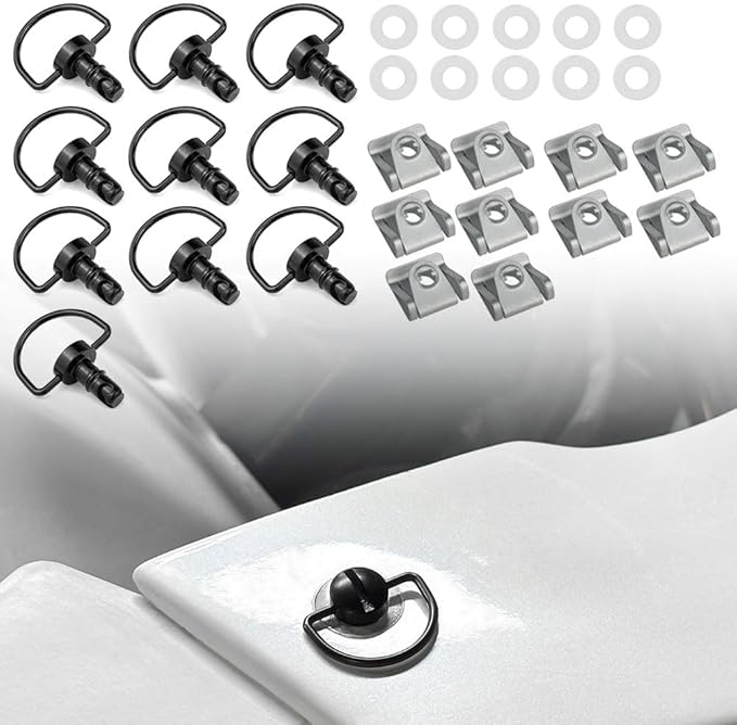 Amazon.com: REARACE 1/4 Turn Quick Release Fasteners, 10 Pack ...