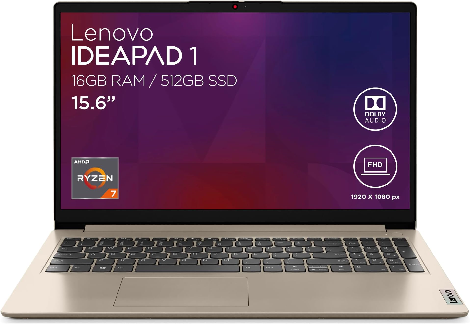 Lenovo Laptop IdeaPad 1 15ALC7 |15.6" FHD|AMD Ryzen 7 16GB RAM 512GB ...