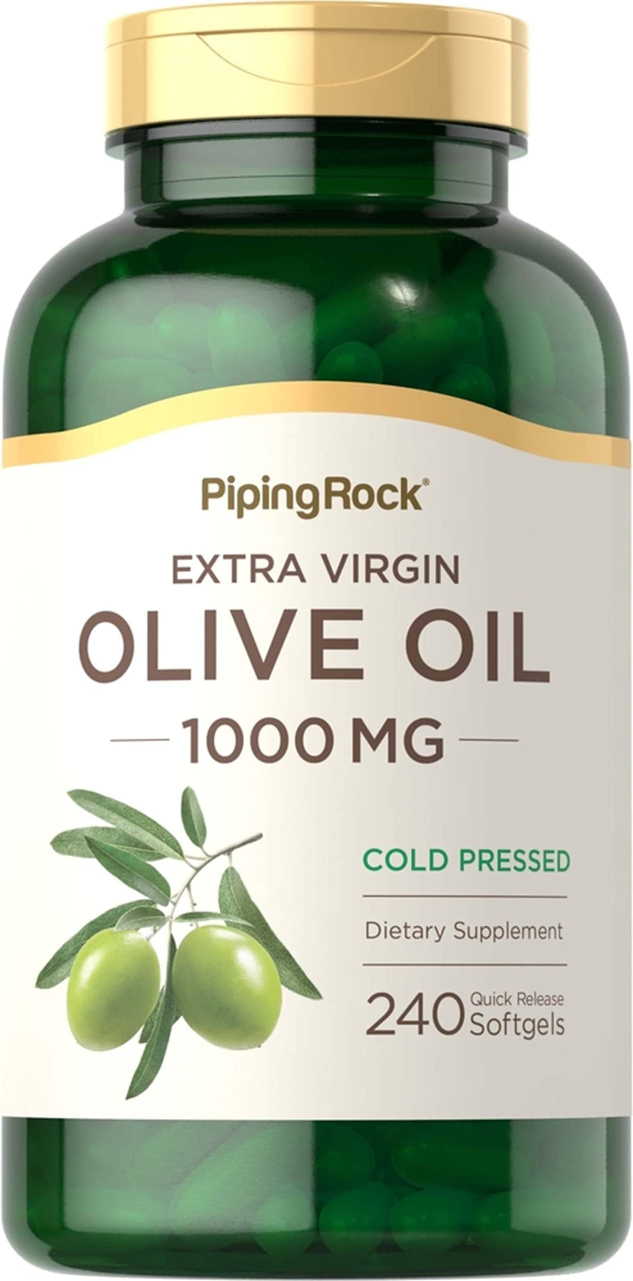 Amazon.com: Piping Rock Olive Oil Softgel Capsules | 1000mg | 240 Count ...