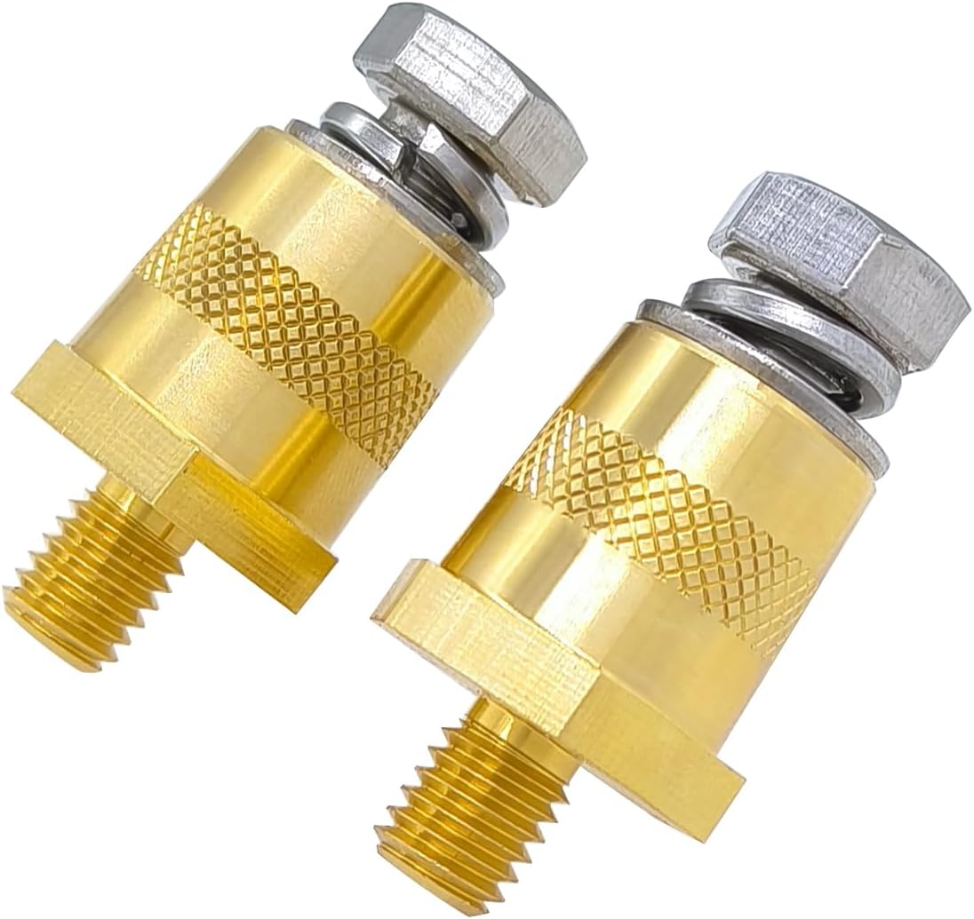 Amazon.com: 2PCS Car Battery Terminal Connectors Set, M6 Extender ...