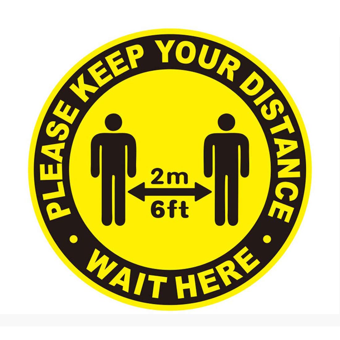 Syosi Stay 6 Feet Apart Safety Sign Marker 10pcs 11 | Desertcart OMAN