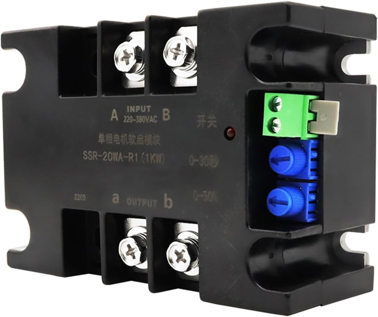 Amazon.com: Motor soft Starter Single-phase Intelligent Motor Soft Starter Soft Start Module ...