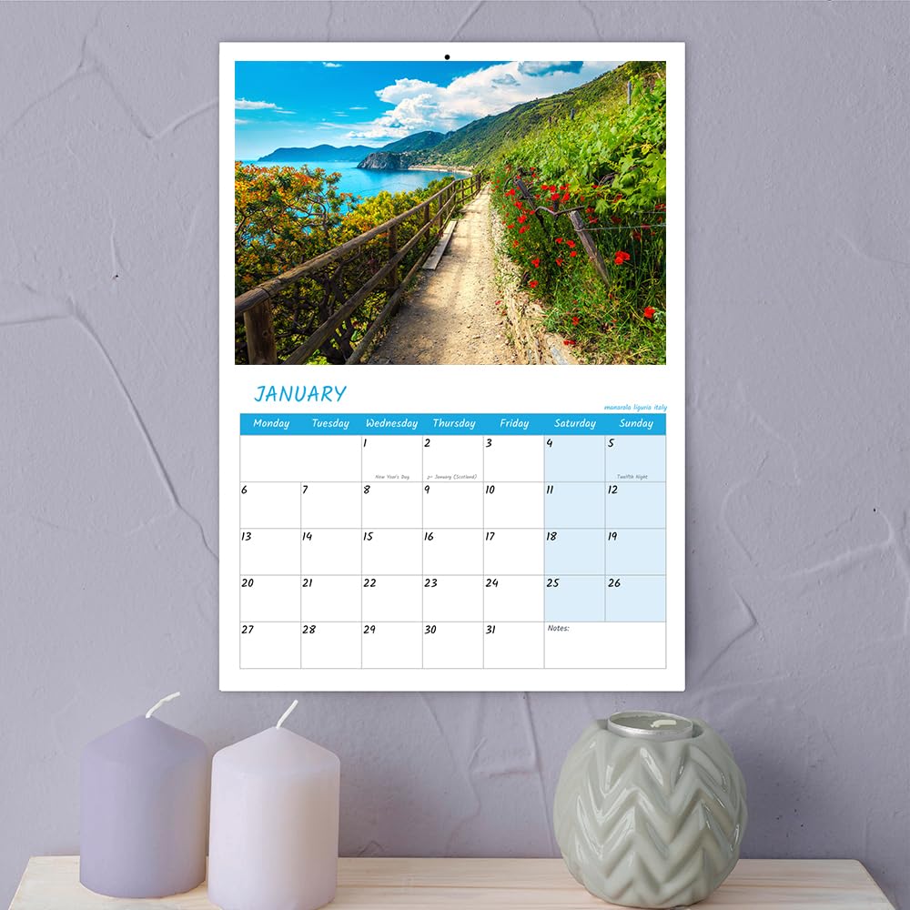 Pathways 2025 Calendar UK A4 Wall Calendar 2025 UK Family Planner 12 ...