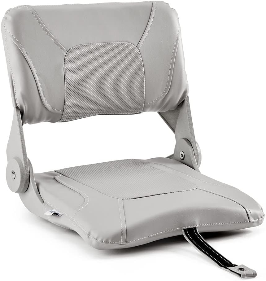 Amazon.com : DeckMate Compact Folding Fishing Seat - Gray : Sports ...