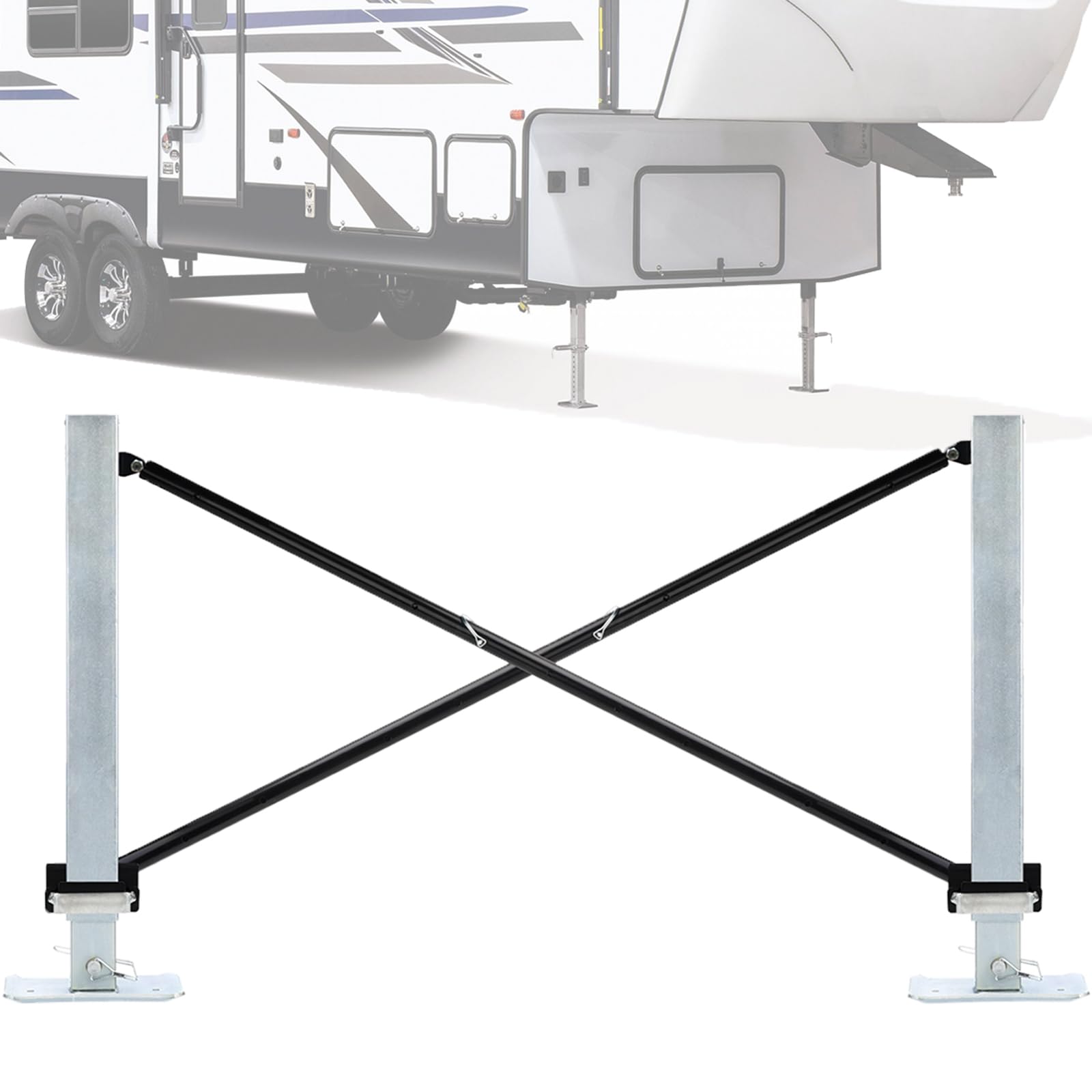 Amazon.com: Racewill X-Brace Stabilizer Rear Cross Stand Mounting ...