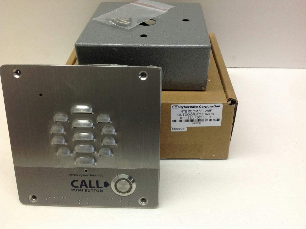 Amazon.com : CyberData 11186 - V3 VOIP Outdoor INTERCOM : Telephone ...