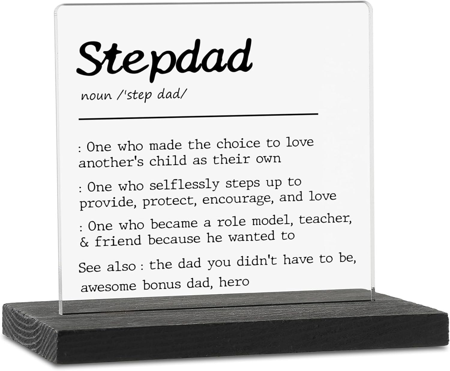 Amazon.com: Stepdad Gifts From Daughter, Bonus Dad Gifts From Daughter ...