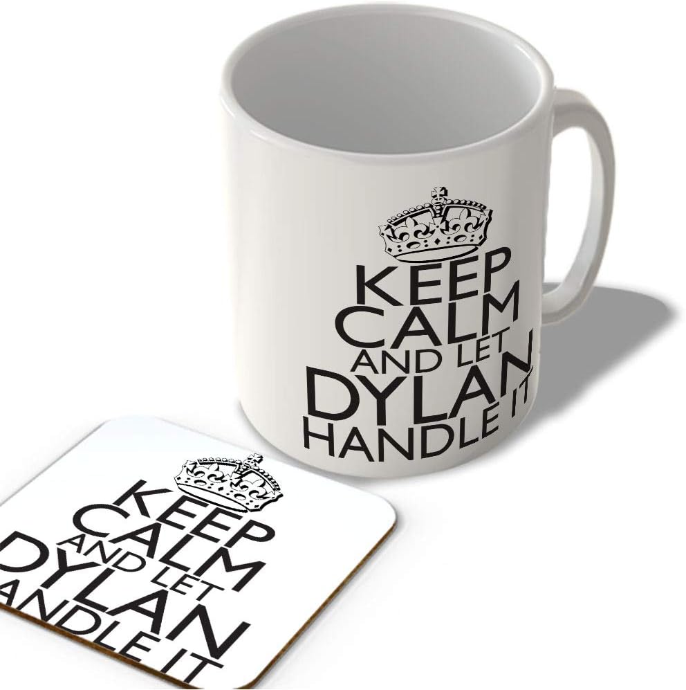 McMug - Keep Calm and Let Dylan Handle It - White Background - Mug and ...